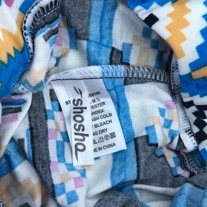 shosho | Pants & Jumpsuits | Shosho Skinny Geometric Pants | Poshmark